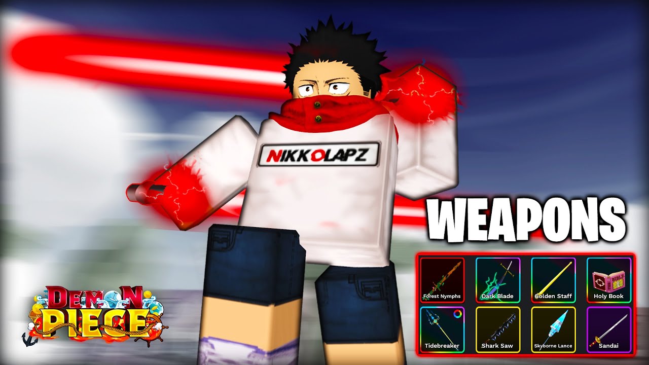 All Weapon Showcase Demon Piece Roblox - YouTube