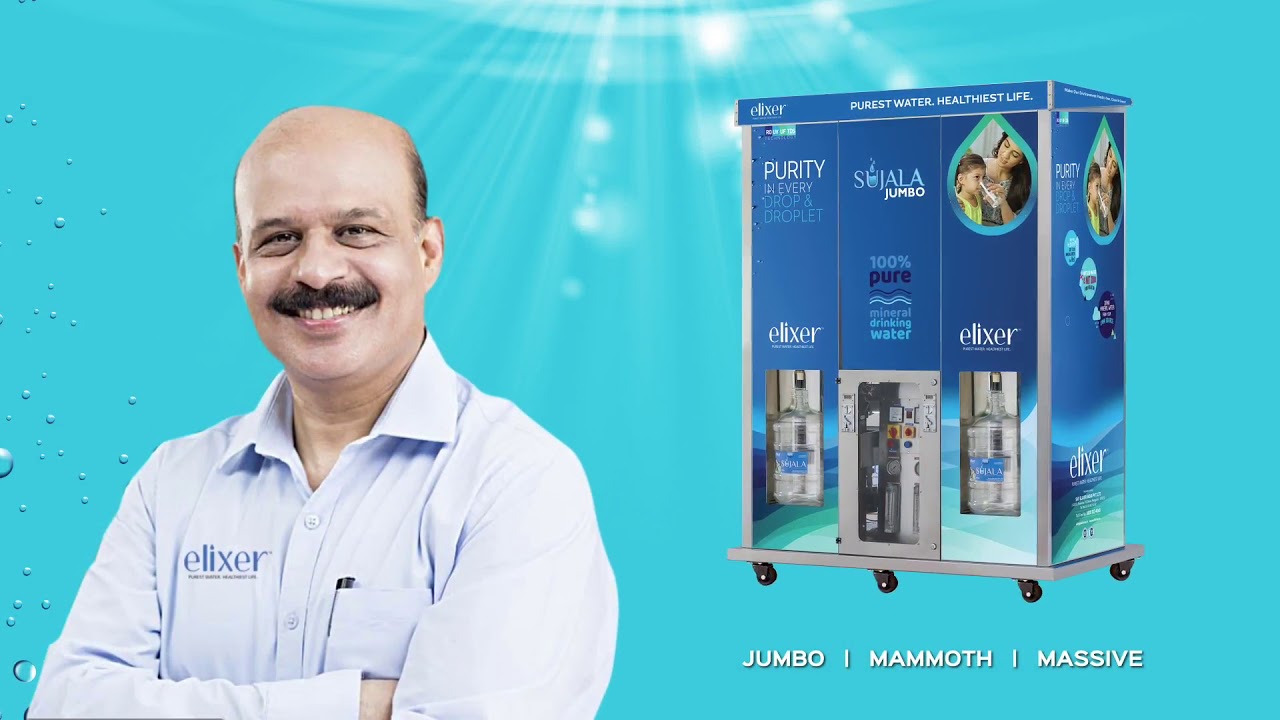ELIXER Filling Counter Water purifier - YouTube