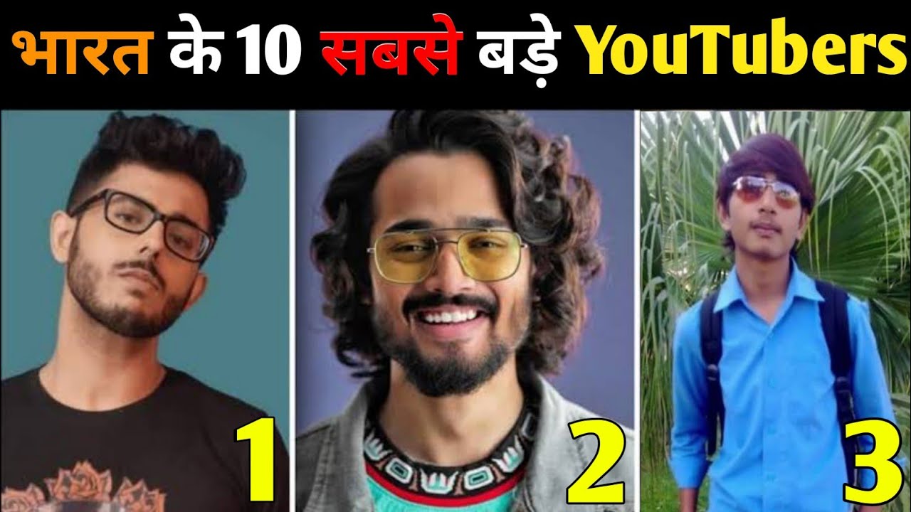 Who is the No.1 Youtuber of India ? Top 10 Indian Youtubers ...
