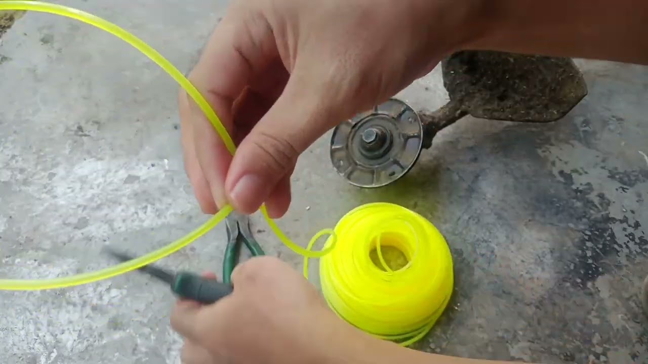 Cara mudah jimat tali mesin rumput - YouTube
