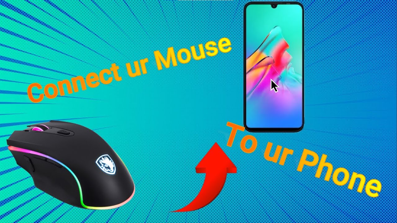 How to connect mouse to a mobile phone II Tech Saketh - YouTube