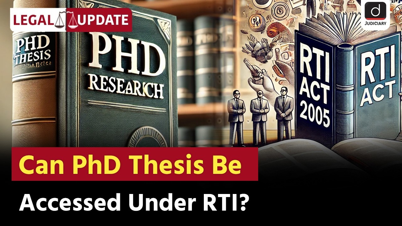 Section 8 of RTI Act | PhD Thesis | Right to Information Act | Legal ...