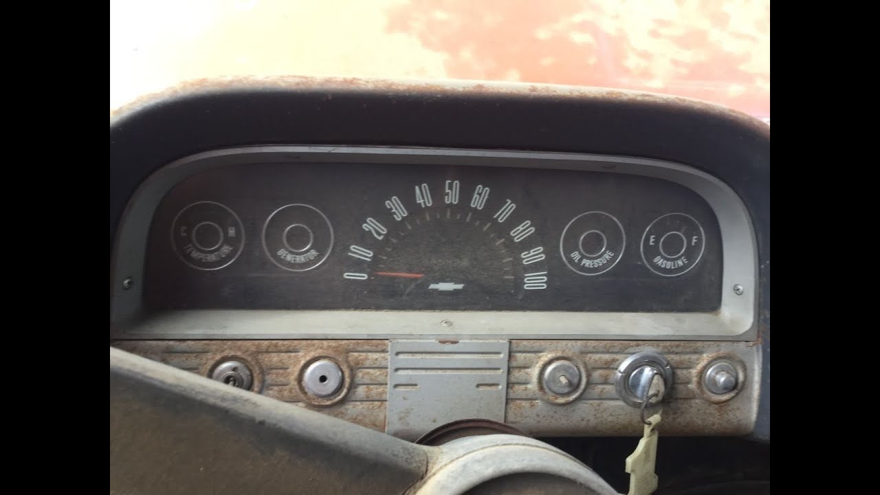 1960 Chevrolet C60 Instrument Cluster - 25290399 - YouTube