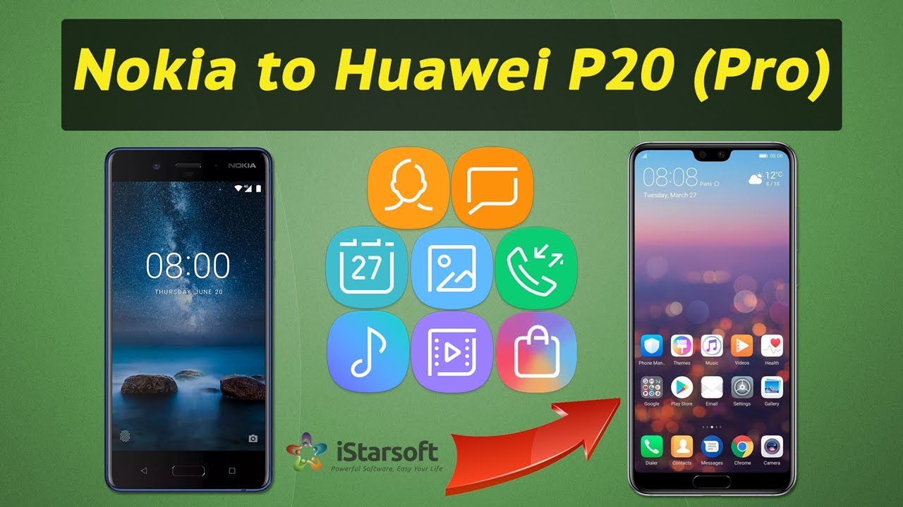 How to Transfer Data from Nokia to Huawei P20 / P20 Pro - YouTube