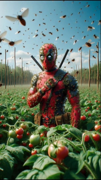 bees 🐝ne kiya deadpool par hamla#ai #spiderman #viral #trending #venom ...