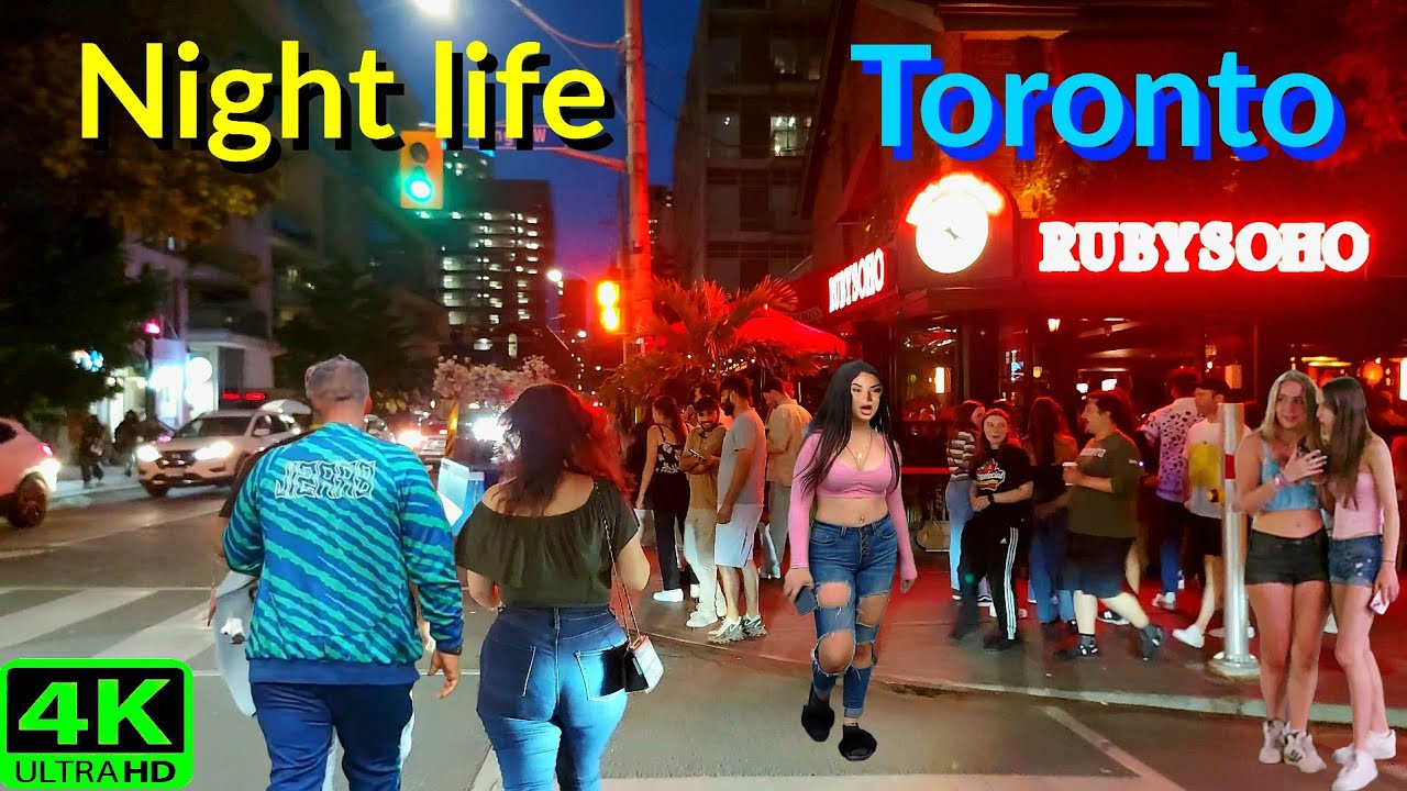 【4K】SATURDAY NIGHT ON KING STREET | DOWNTOWN TORONTO NIGHT LIFE - YouTube