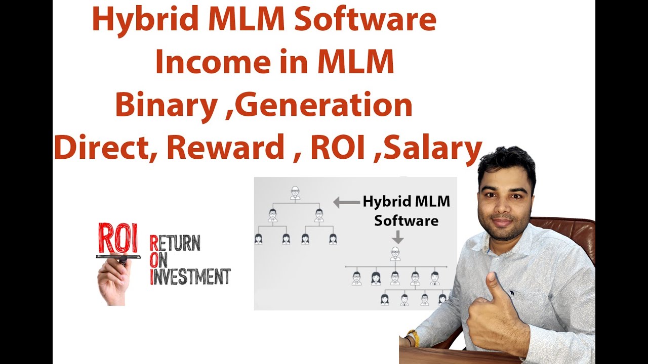 Hybrid MLM software Binary Generation Reward ROI Salary Direct level ...