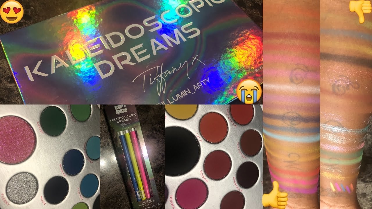 Makeup Obsession x Illumin_arty ‘Kaleidoscopic Dreams’ Eyeshadow Palette - LIVE SWATCHES | WOC ...