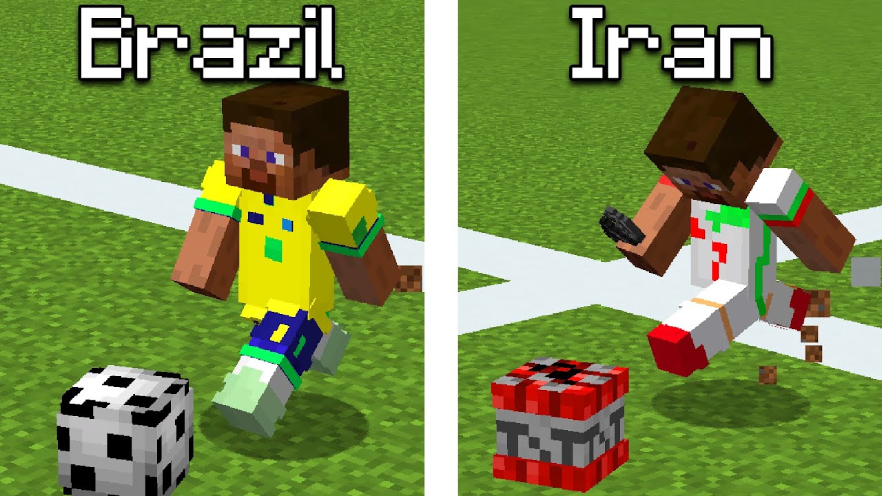 World Cup 2022 Portrayed By Minecraft - YouTube