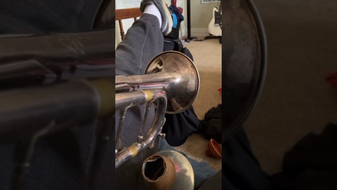 how to play trumpet high notes double high c note easy method - YouTube