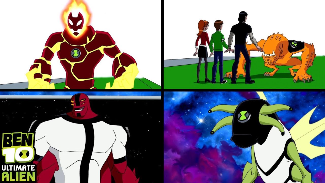 EVERY YOUNG BEN TRANSFORMATIONS IN ULTIMATE ALIEN | BEN 10 - YouTube