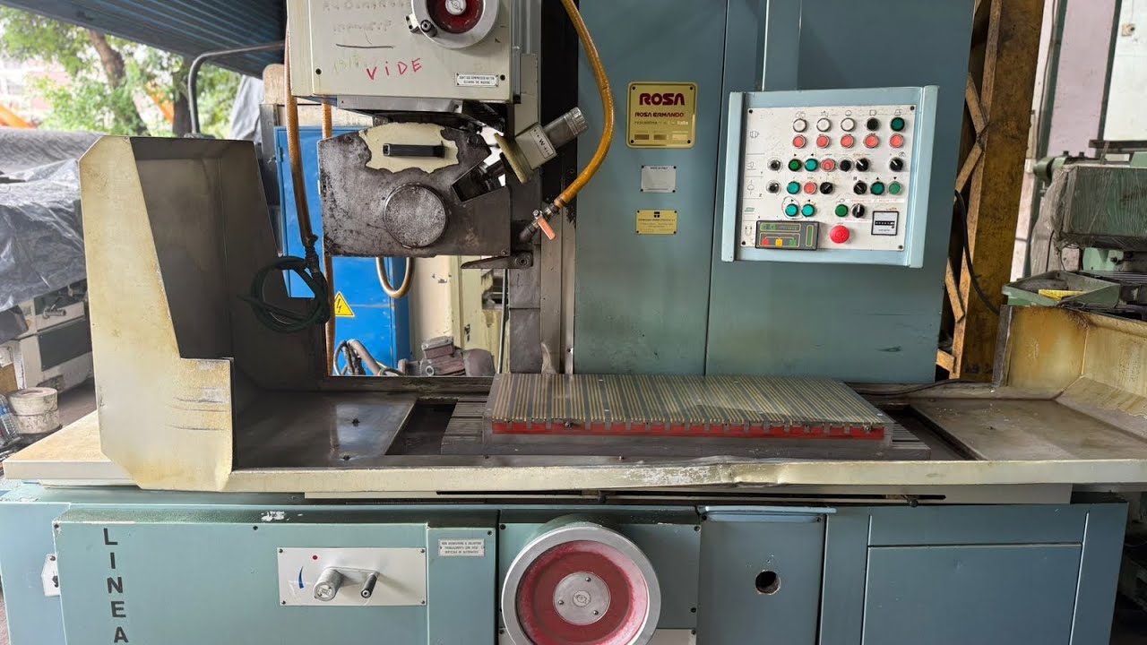 ROSA LN12 Hydraulic Surface Grinder Machine - YouTube