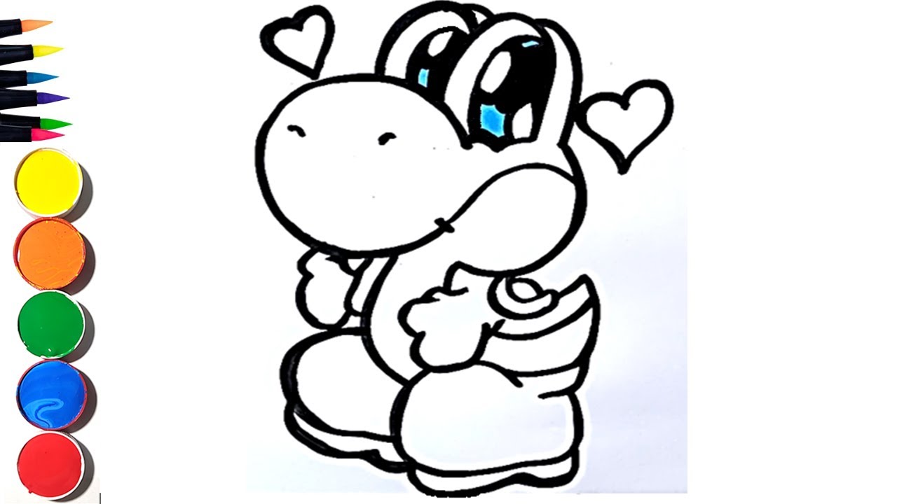 Dibujos Para Colorear De Mario Y Yoshi Libro Para Colorear Mario Bross