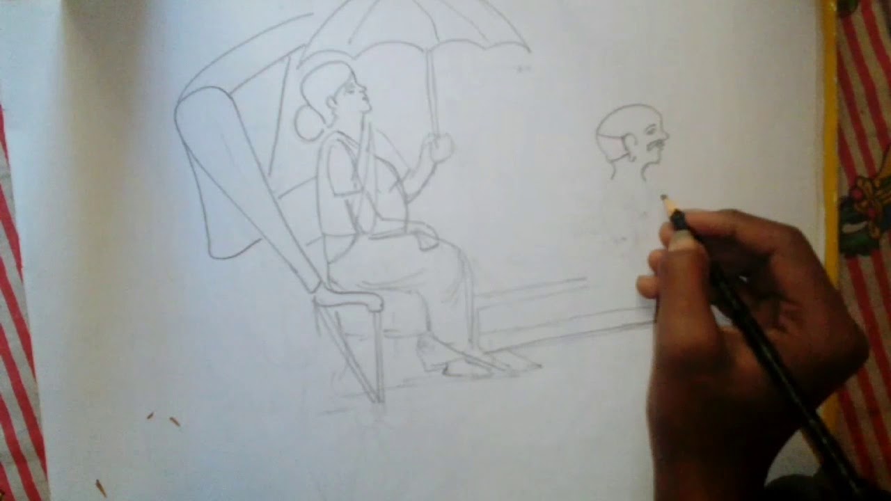 How to make composition with human figure - YouTube