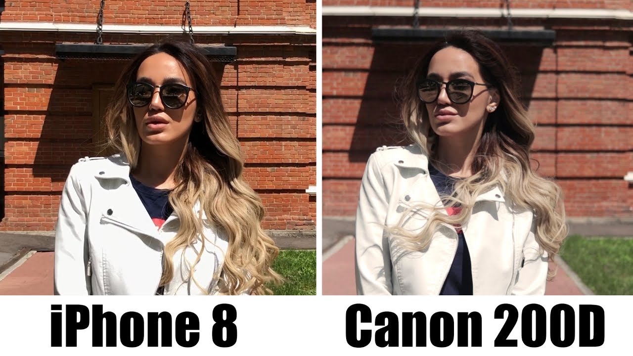 iPhone 8 plus VS Canon 200D / Что лучше купить зеркалку или смартфон ...