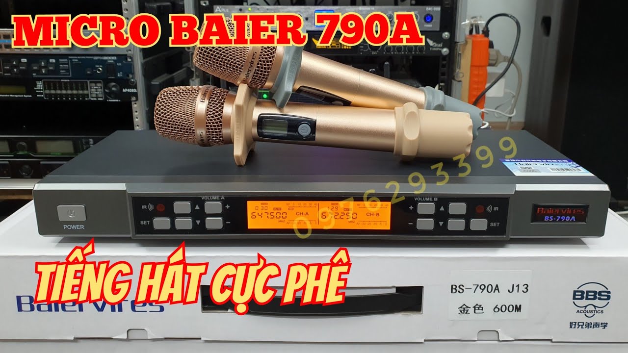 MICRO BAIER VIRES 790A | MIC QUỐC DÂN | CHẤT ÂM ĐỈNH | HÁT SƯỚNG | LỜI ...