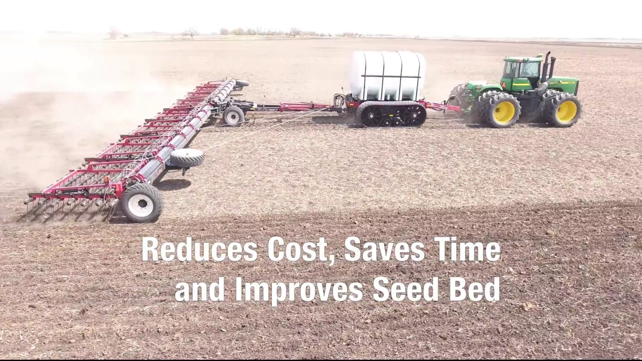 Harrow and Fertilizer Caddy with Tracks - Seed Bed Preparation - YouTube