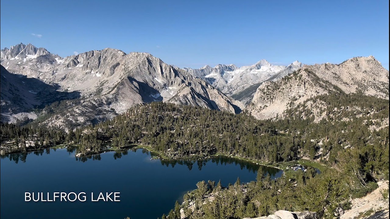Bullfrog Lake, Kearsarge Lakes Basin, Sierra Nevada, California. - YouTube