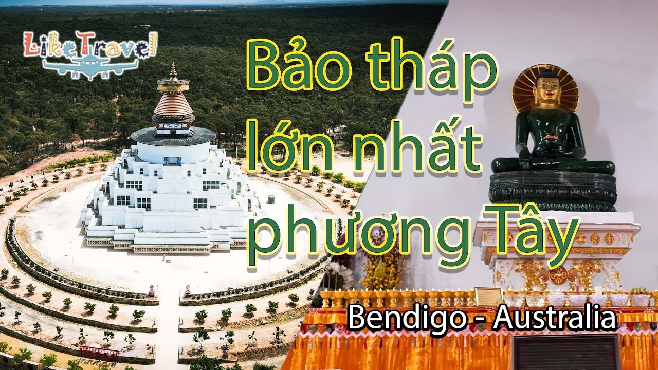 Chùa phật ngọc nguyên khối lớn nhất thế giới Bendigo Australia 4k Du ...