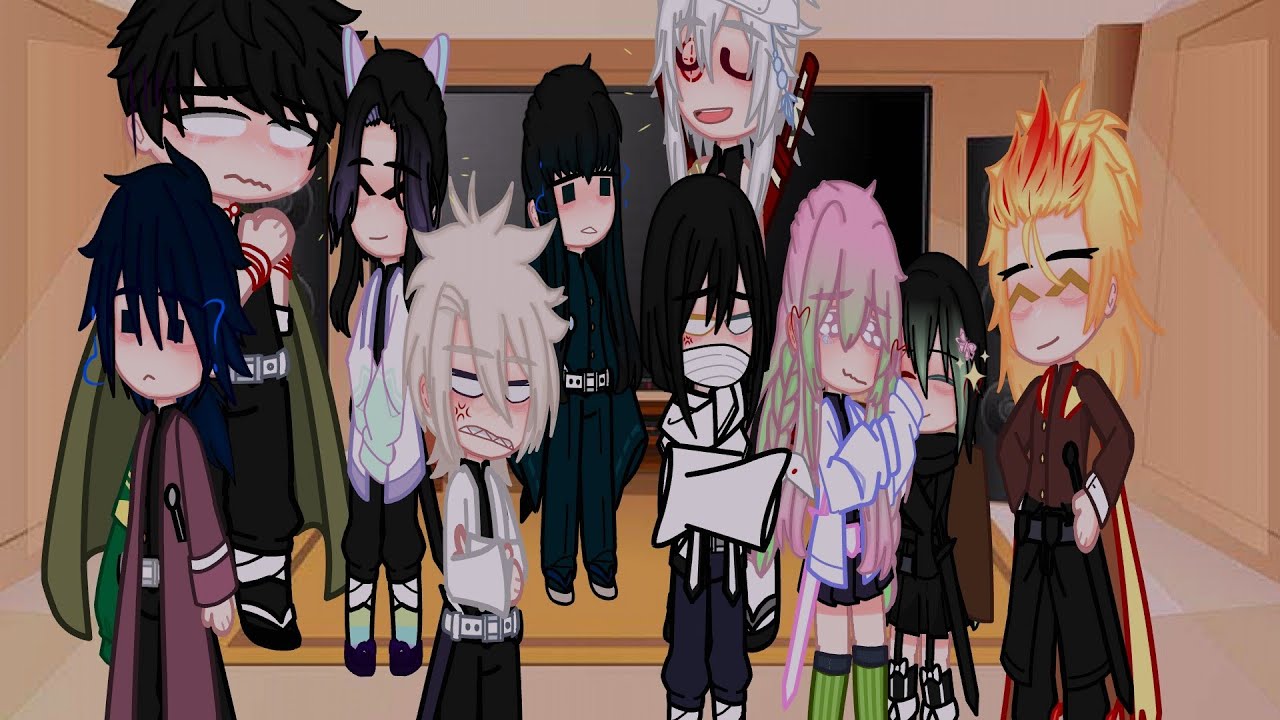 Los Pilareslos Hashira Reaccionan A Mis Videos Kny Ds Gacha Club My Au Youtube