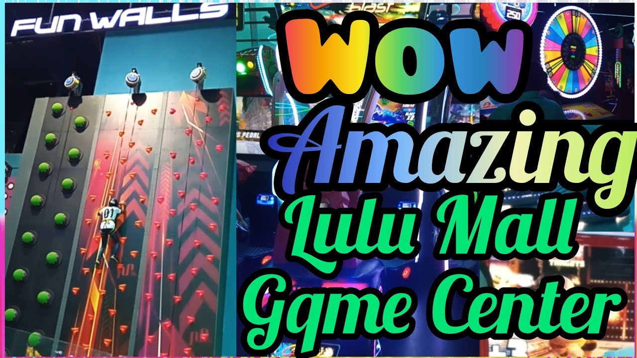 Lulu Mall Game Center Amazing Games | ലുലു മാള്‍ - YouTube
