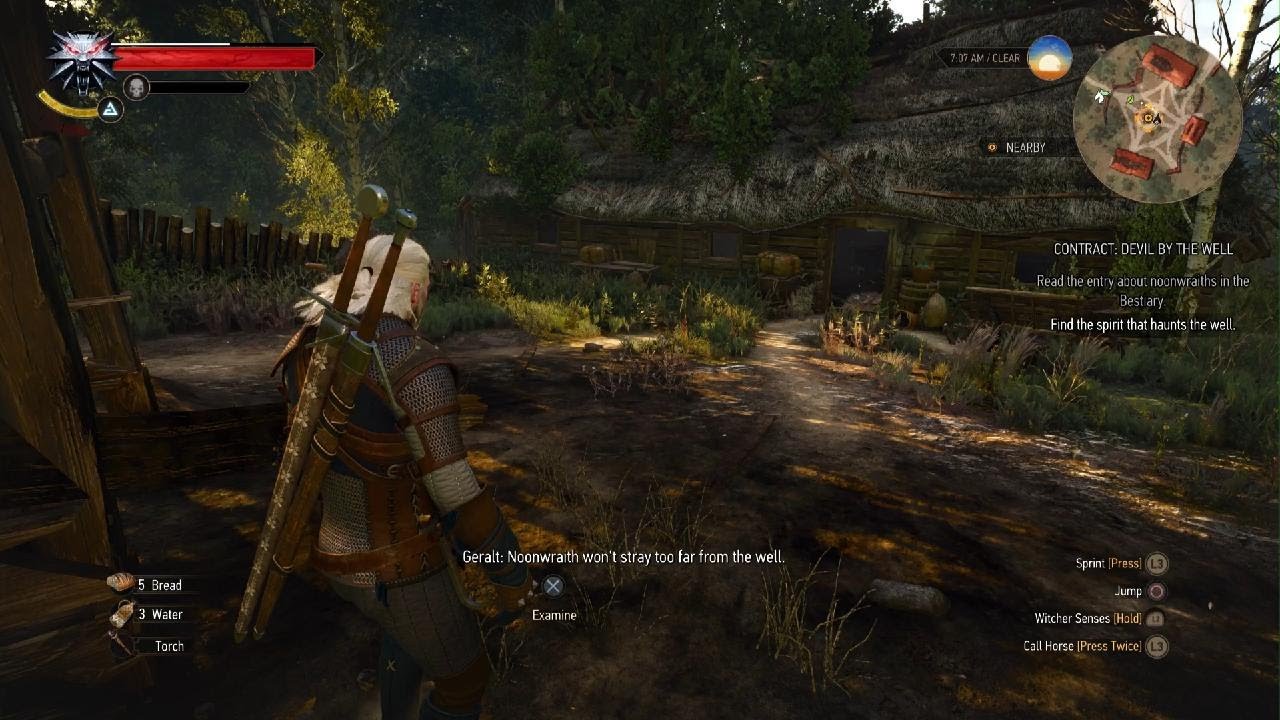 The Witcher 3 Noonwraith - YouTube