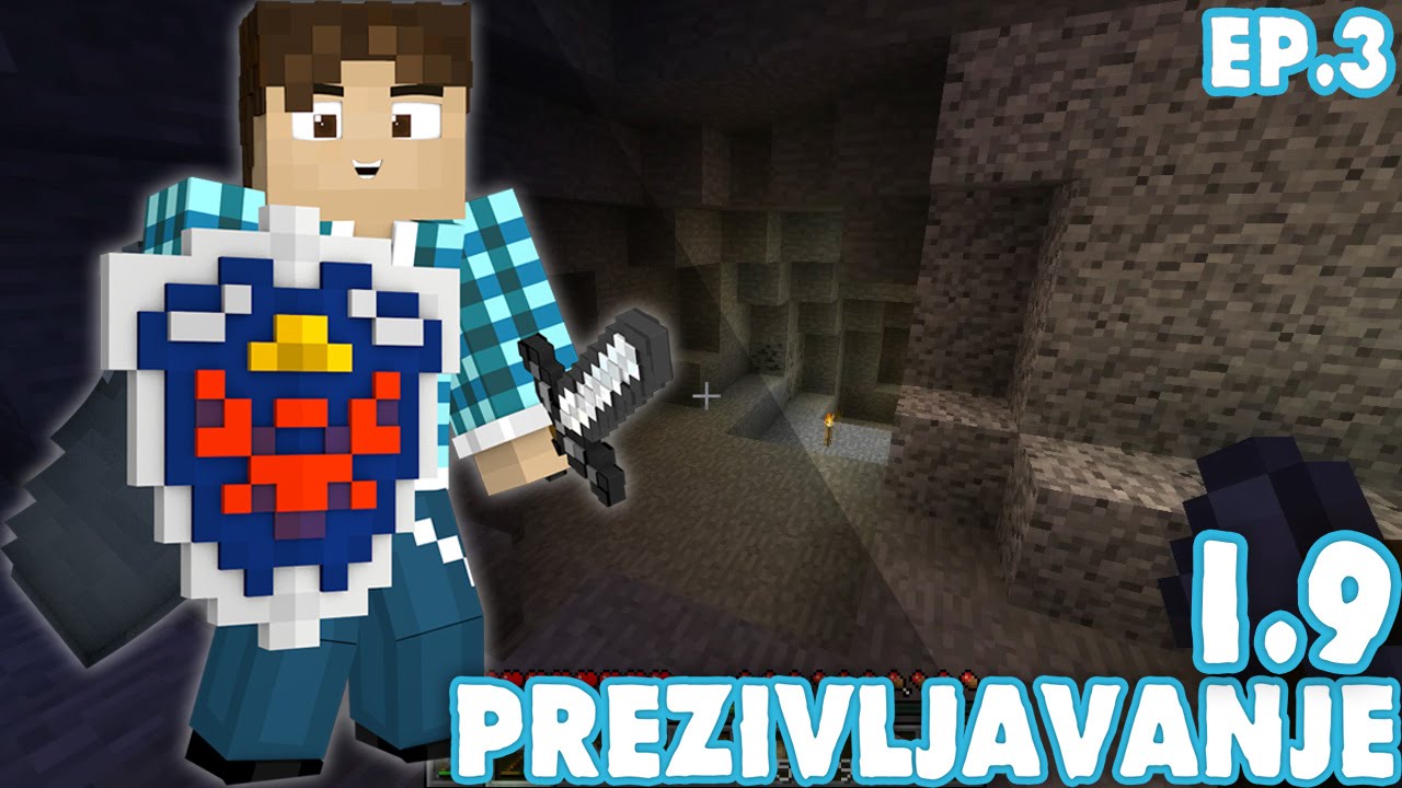 ISTRAŽUJEMO PEĆINE! - Minecraft 1.9 Preživljavanje ep.3 - YouTube