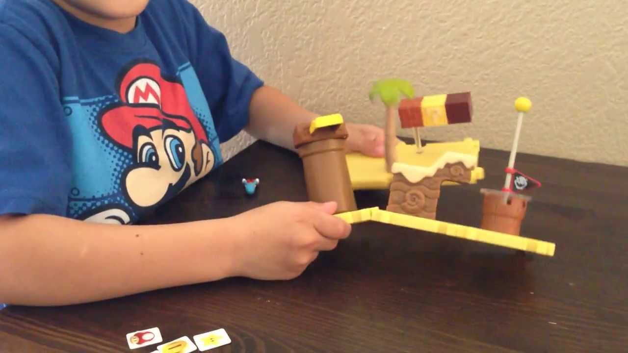 New Super Mario Bros Wii U Microland Layer Cake Desert Toy - YouTube