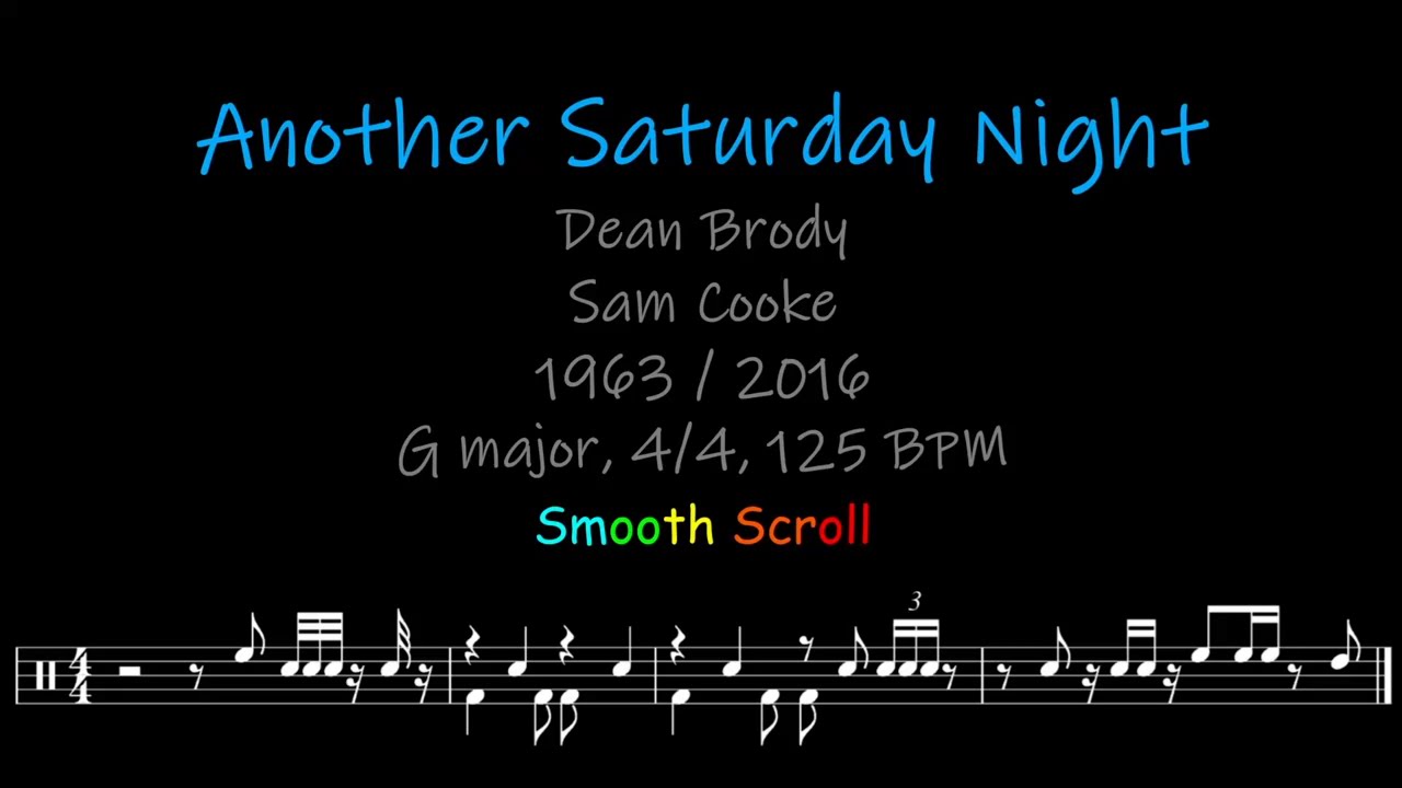 Another Saturday Night, Chords, Lyrics and Timing Chords - Chordify