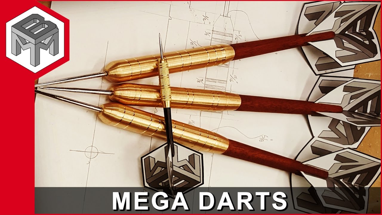 MEGA Darts for the Mega Dartboard - How to Make Them - YouTube
