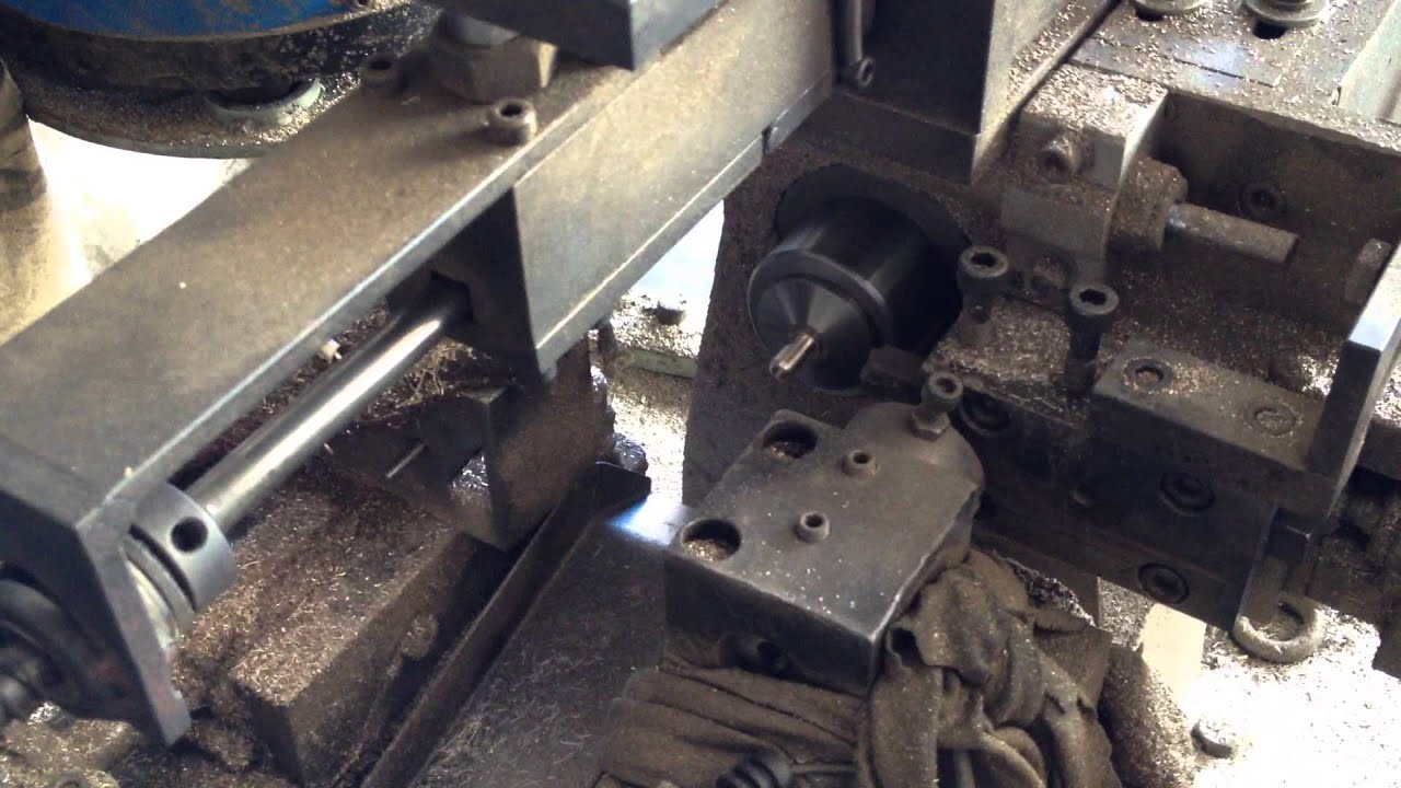 valve core spindle making machine - YouTube