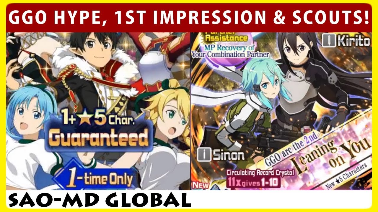 GGO HYPE! 1st Anniversary 5stars Guaranteed, Leaning On You 1st ...