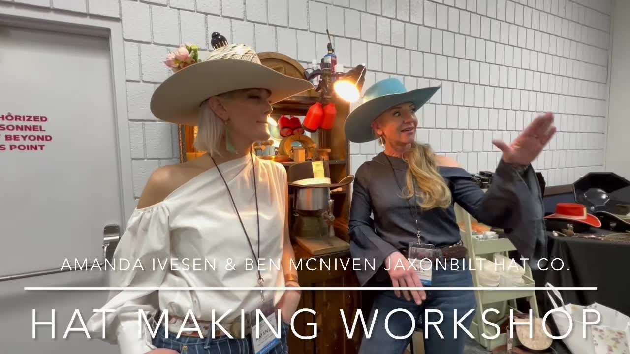 Hat Making Workshop with Jaxonbilt Hat. Co. - YouTube