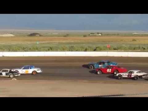 Millard County Raceway Pure Stock Main Event 6/17/17 - YouTube
