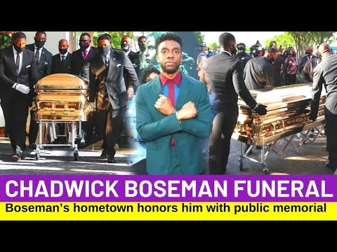 BLACK PANTHER Chadwick Boseman Funeral And Memorial Service - YouTube
