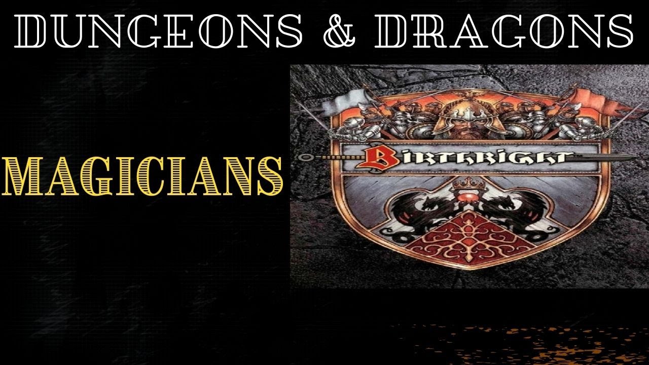 AD&D - Birthright | Magicians - YouTube