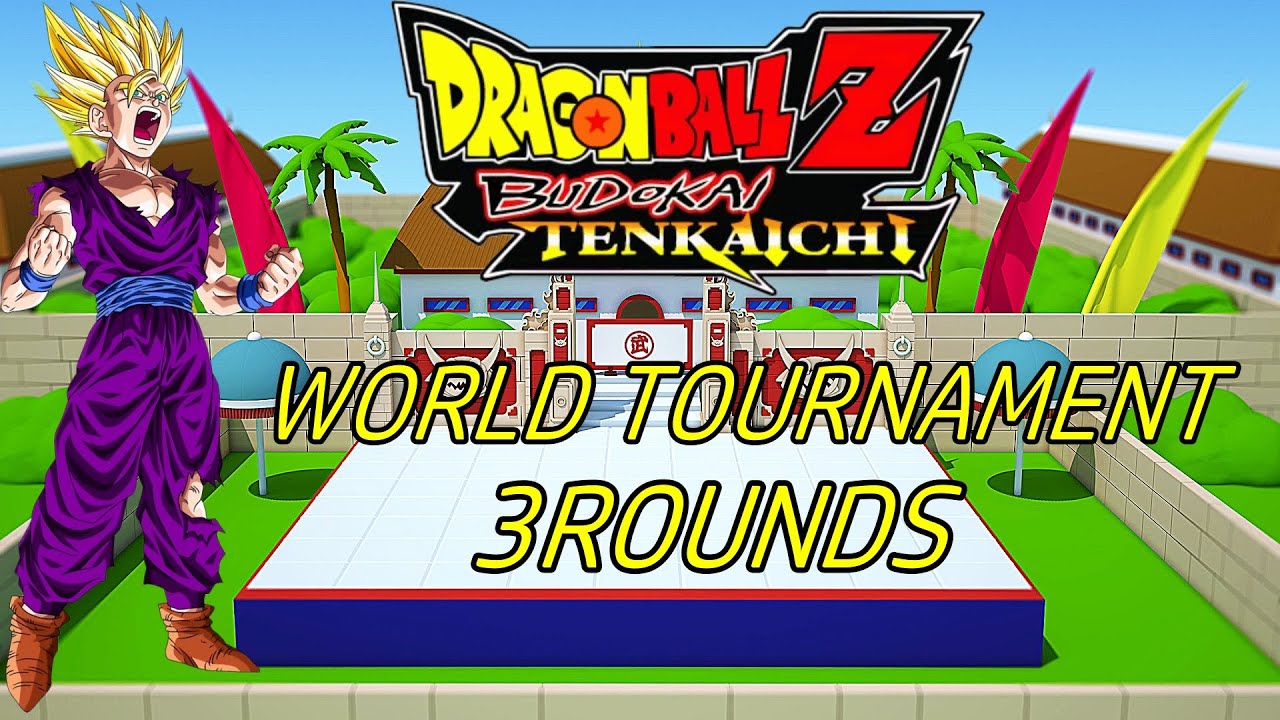 Dragon Ball Z Budokai Tenkaichi World Tournament 3 Rounds NO COMMENTARY ...