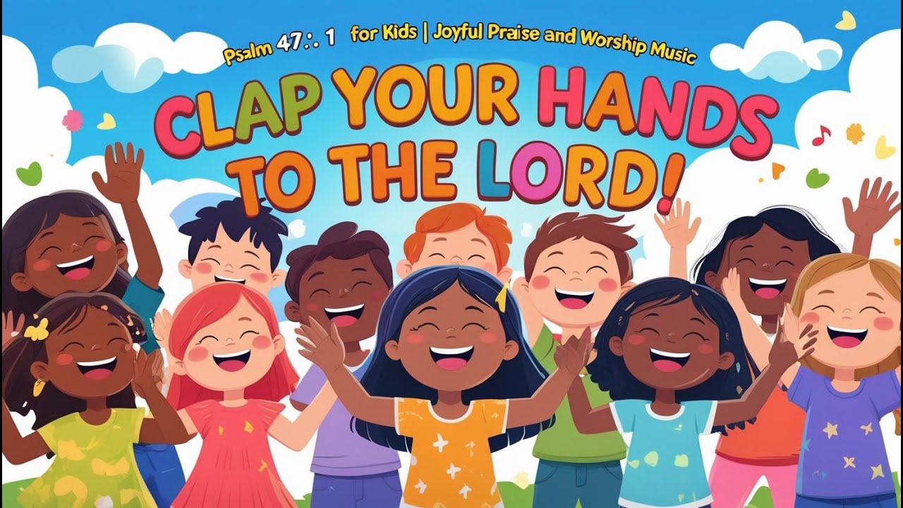 Clap Your Hands to the Lord! | Psalm 47:1 Bible Song for Kids | Joyful ...