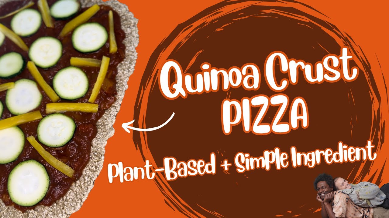 Quinoa Pizza Crust! | simple ingredient & plant-based - YouTube