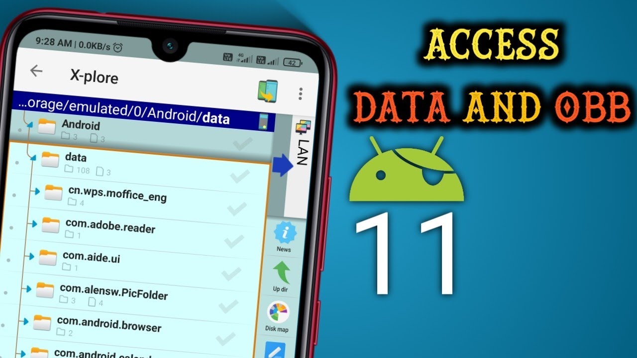 How To Access Data And Obb Folder In Android 11 Youtube