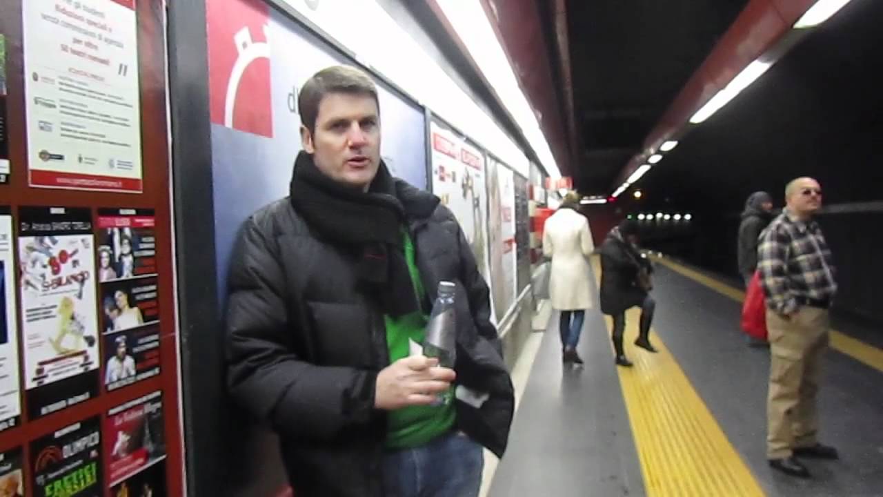 The Rome Underground Metro System | Hanging out at the "Cipro" Metro ...