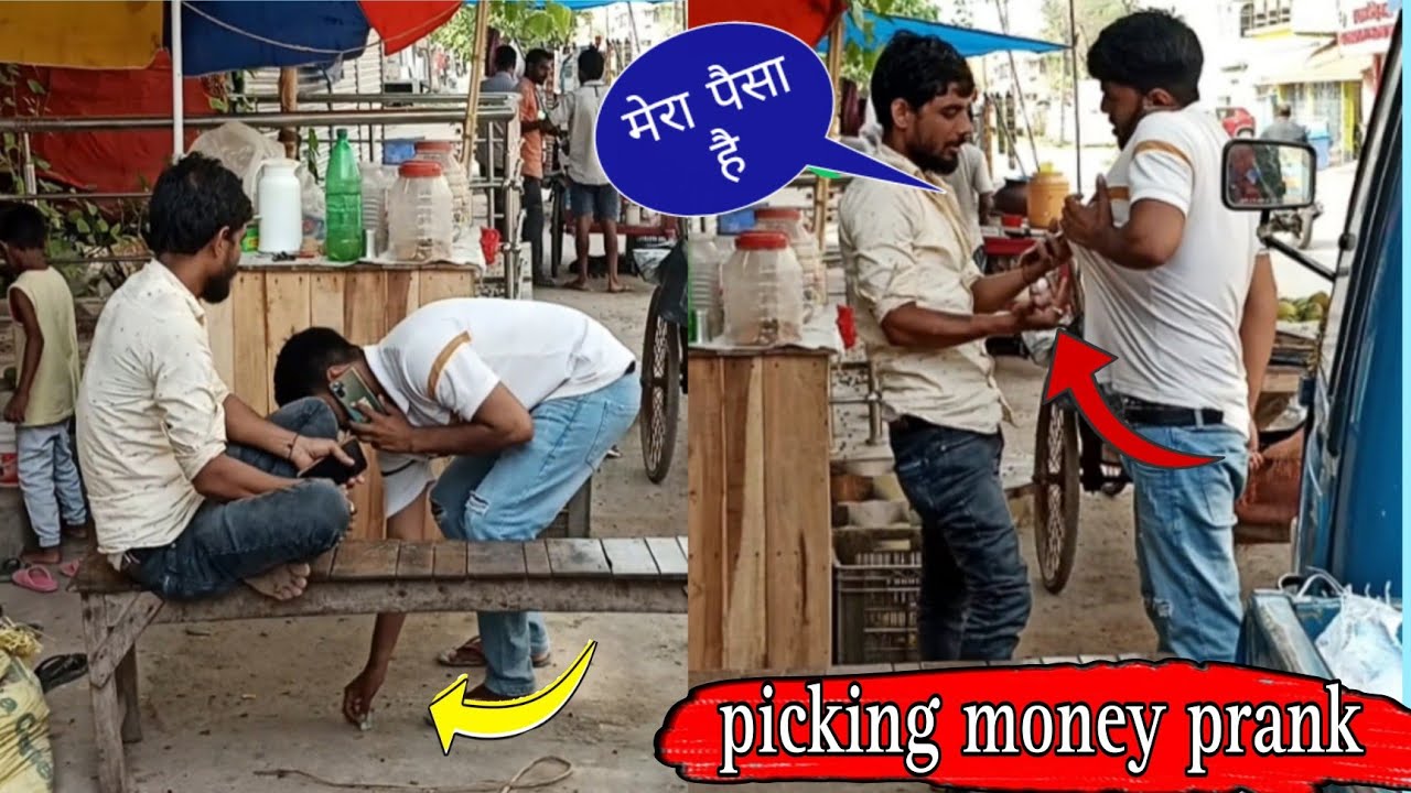 Picking Unknown Money Prank 🤑 Prank Part 1|golden boyz official - YouTube