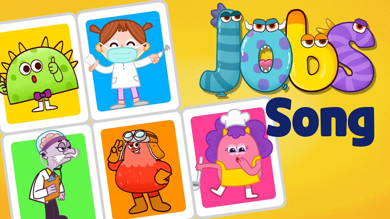 Jobs and occupations English vocabulary education song - teacher ...