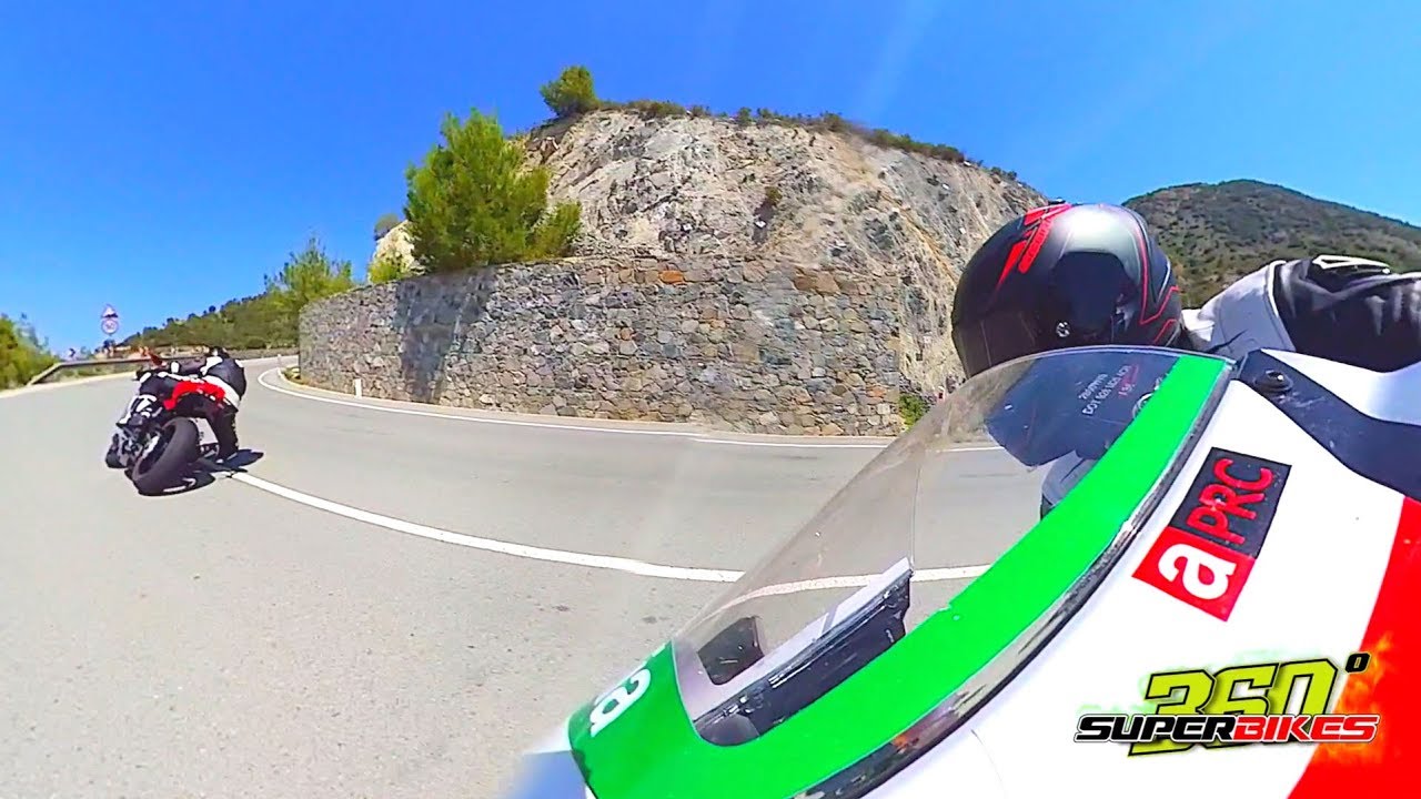 Insane 360 Video captures from Superbike! - YouTube