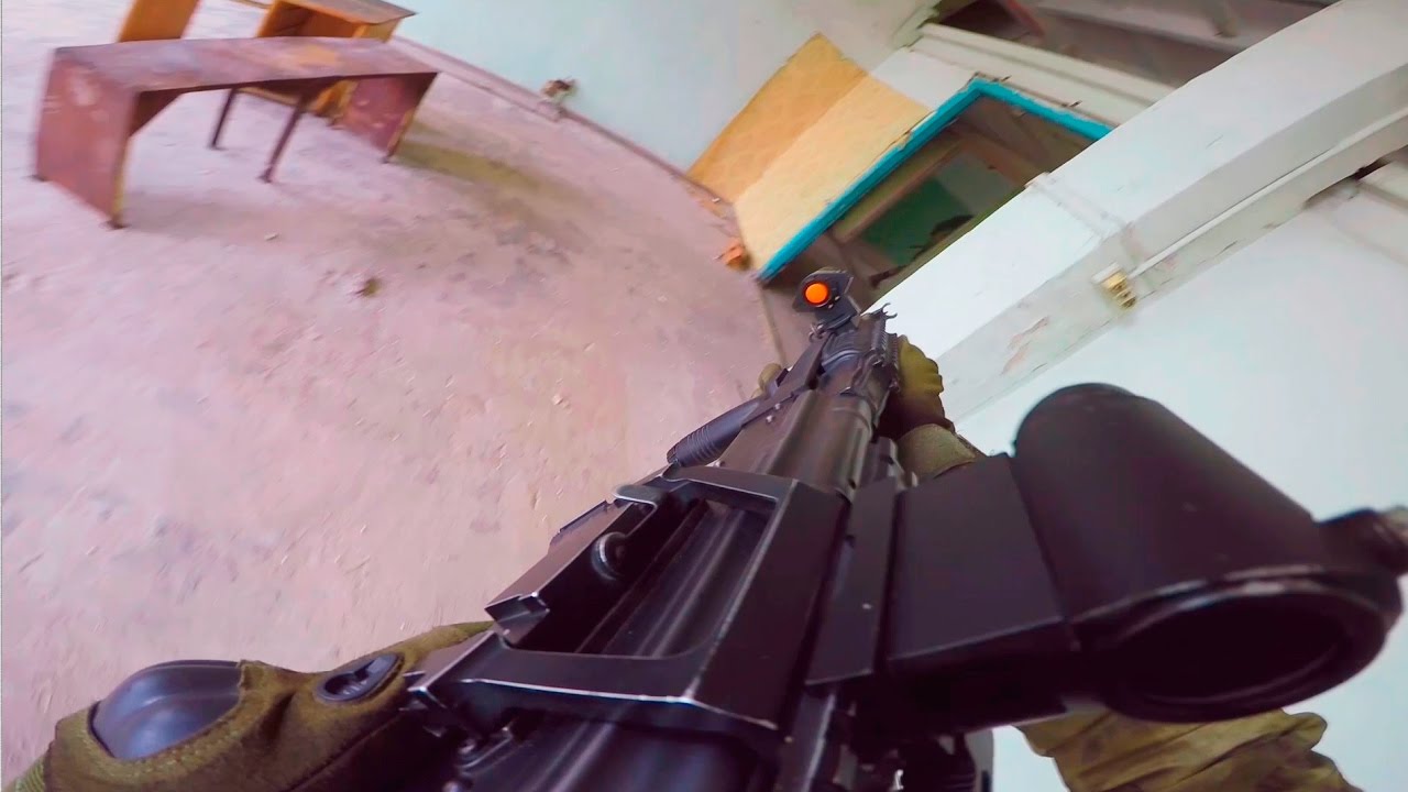 СТРАЙКБОЛ CQB AIRSOFT GAMES GAMEPLAY - YouTube