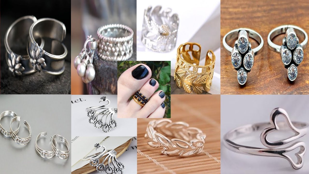 Latest Toe Rings Designs || Modern Toe Rings Designs || Latest Mettelu ...