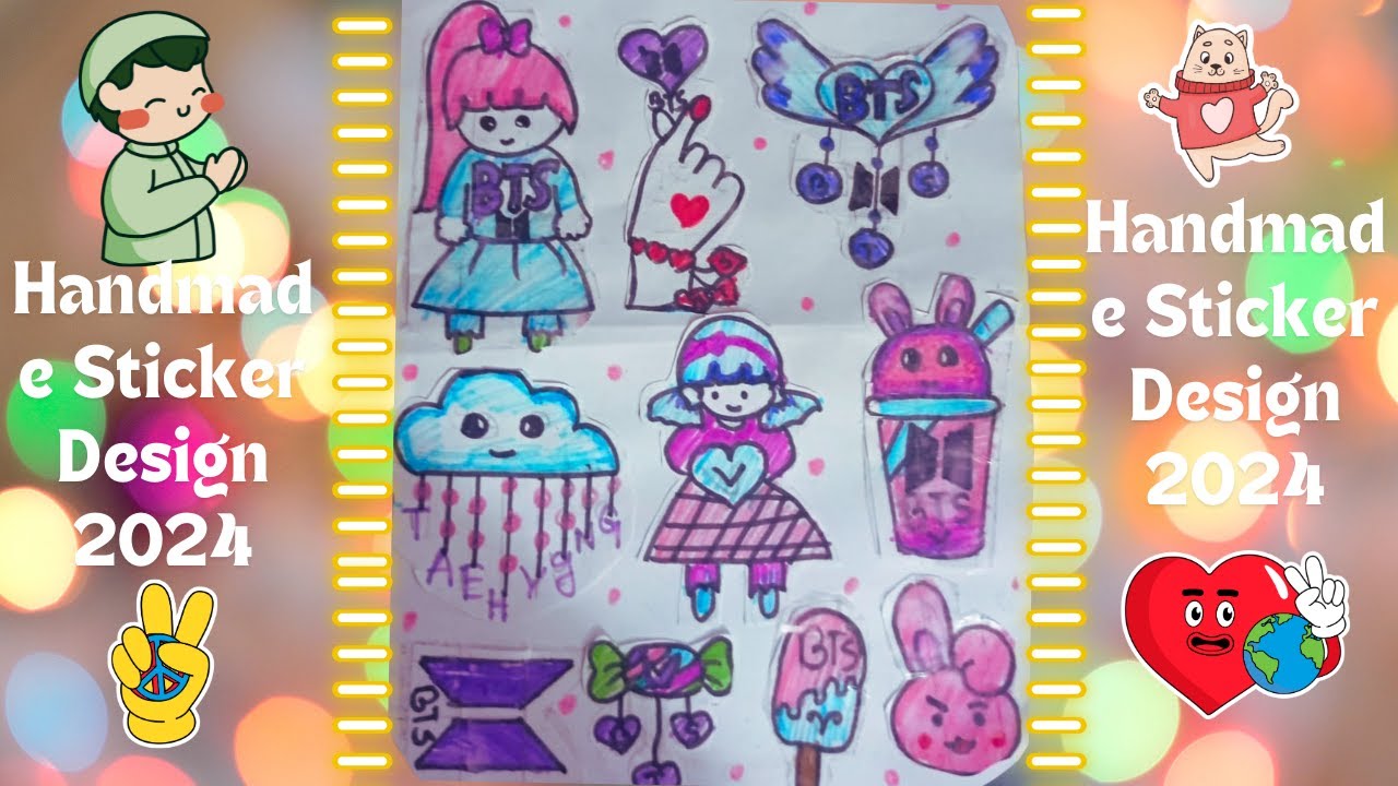 Exploring Innovative Handmade Sticker Design Trends For 2024 | Handmade ...