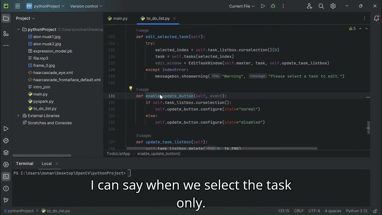 Building a To-Do List Application in Python with Tkinter - YouTube