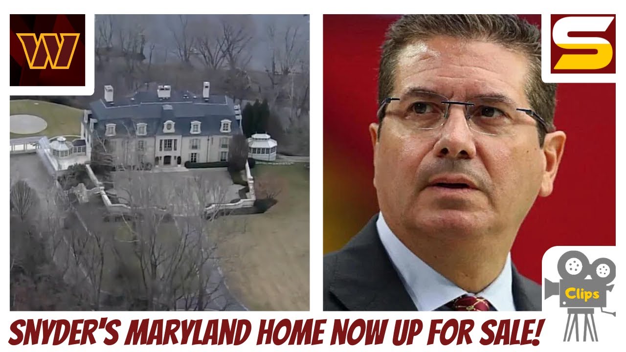 👀dan Snyders Maryland Home Is Now Up For Sale For 49m Drone View Of