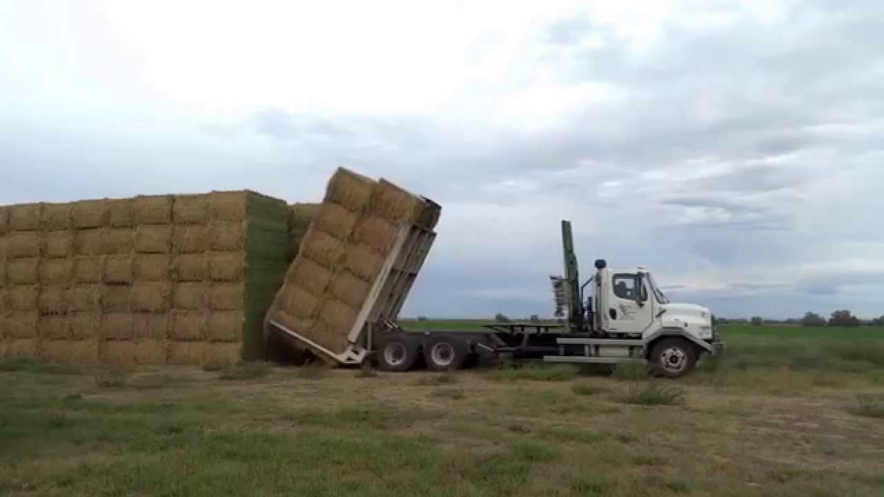Retrieving with the American Eagle Bale Stacker. - YouTube